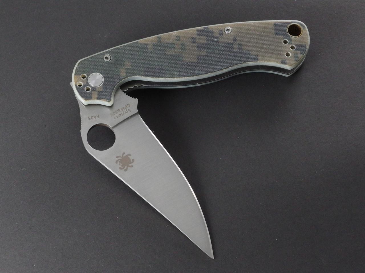 SPYDERCO FA35-CM มีดเดินป่า มีดคม คุณภาพดี CPM-S30Vสแตนเลส ด้ามG10 - SMITH OUTDOORS - ThaiPick