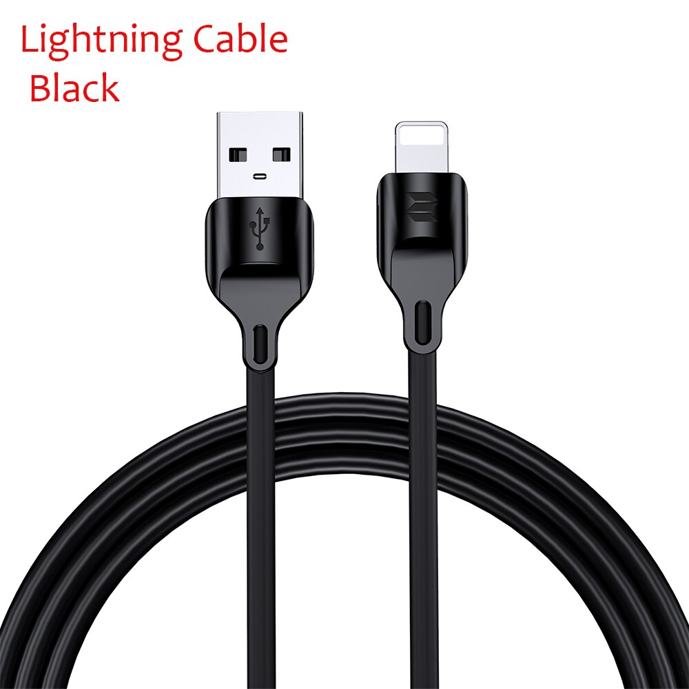 rock space Type-C/Lightning Fast Charge (1M) สายชาร์จไว 2A วัสดุดี PVC ...