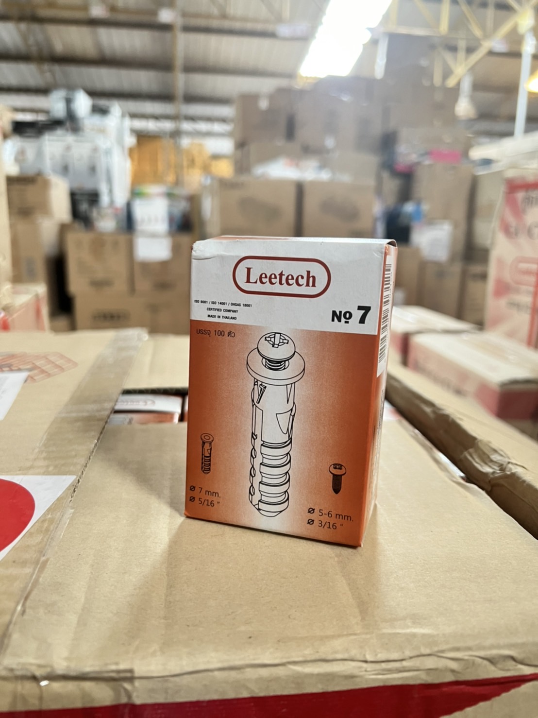 พุ๊กพลาสติก พุกตัวหนอน เบอร์ 7 ลีเทค leetech - We retail online - ThaiPick