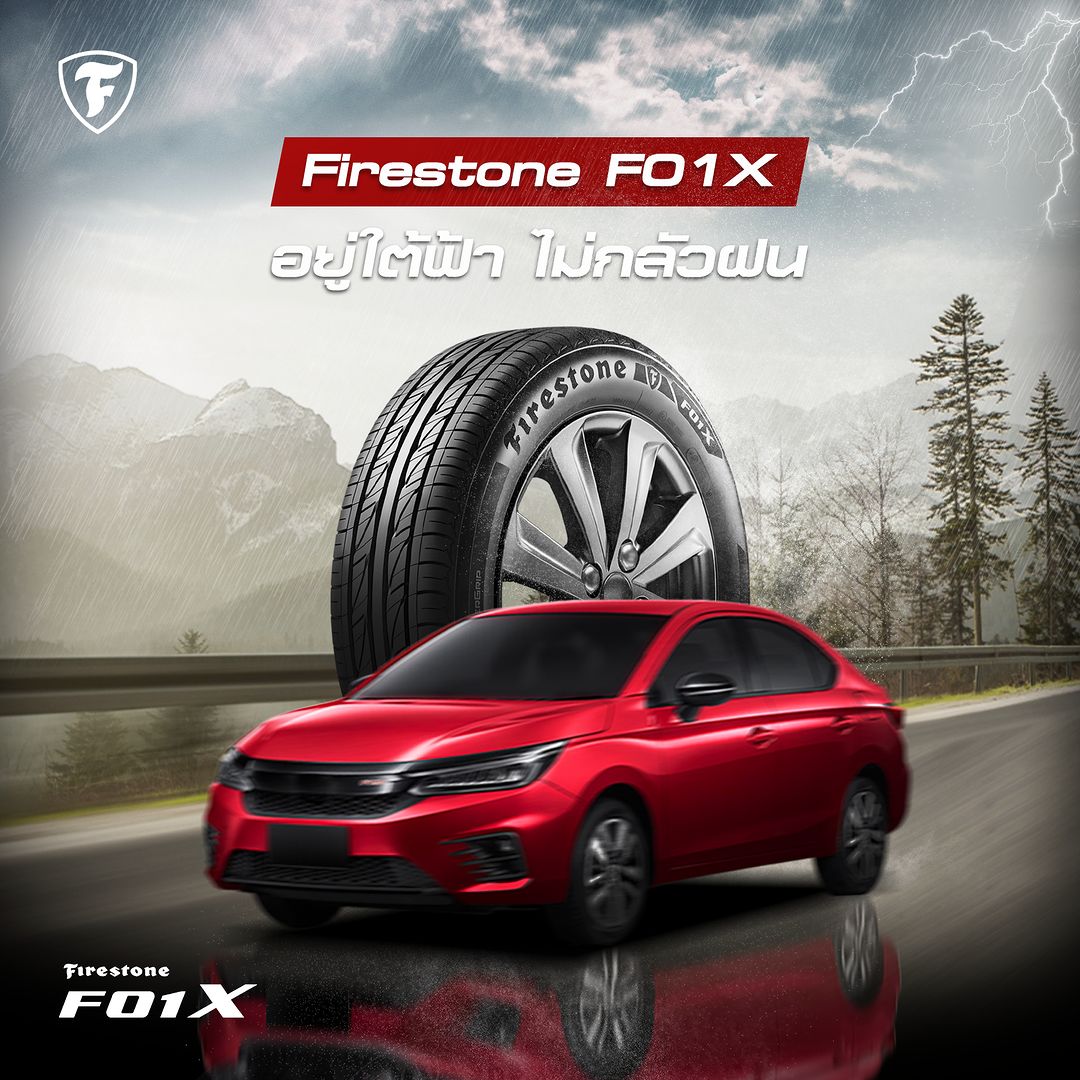 FIRESTONE ยางรถยนต์ ขอบ 15 ขนาด 18560R15 รุ่น F01 - 4 เส้น (ปี 2023) - Speed109 - ThaiPick