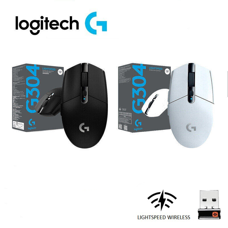 (รับประกัน 2 ปี)Logitech G304 LIGHTSPEED Wireless Gaming Mouse 12000 DPI ปุ่มมาโคร 6 ปุ่ม ของแท้ ...