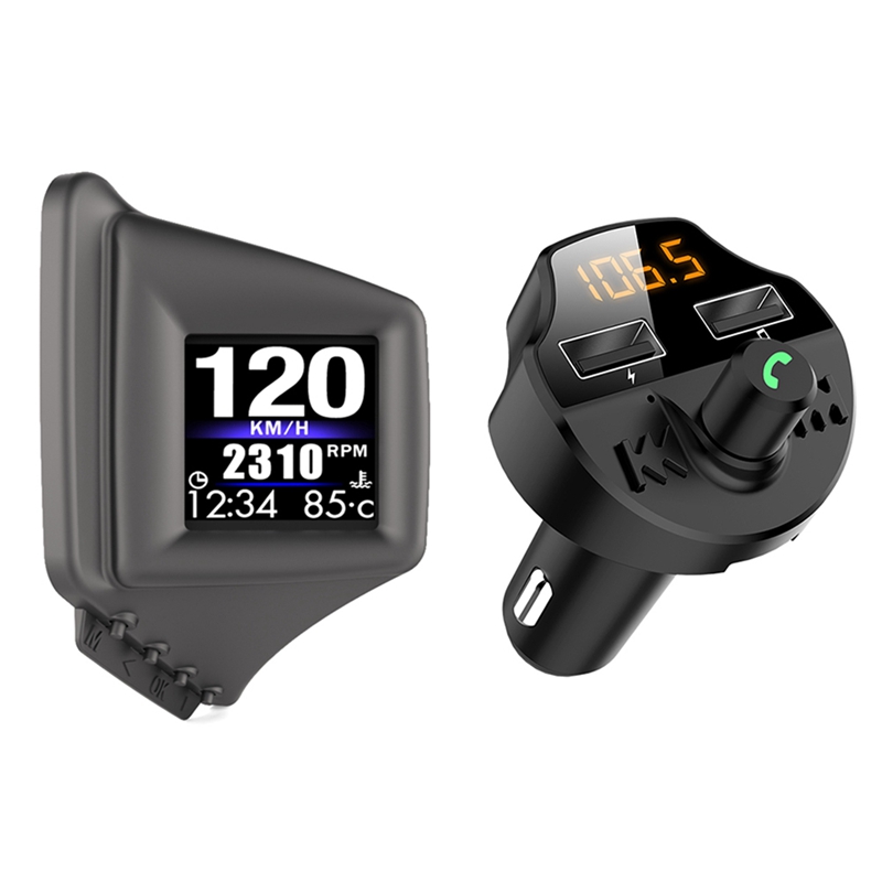 1 Set Car HUD Head Up Display OBD2+GPS Speedometer & 1 Pcs 5.0 ...