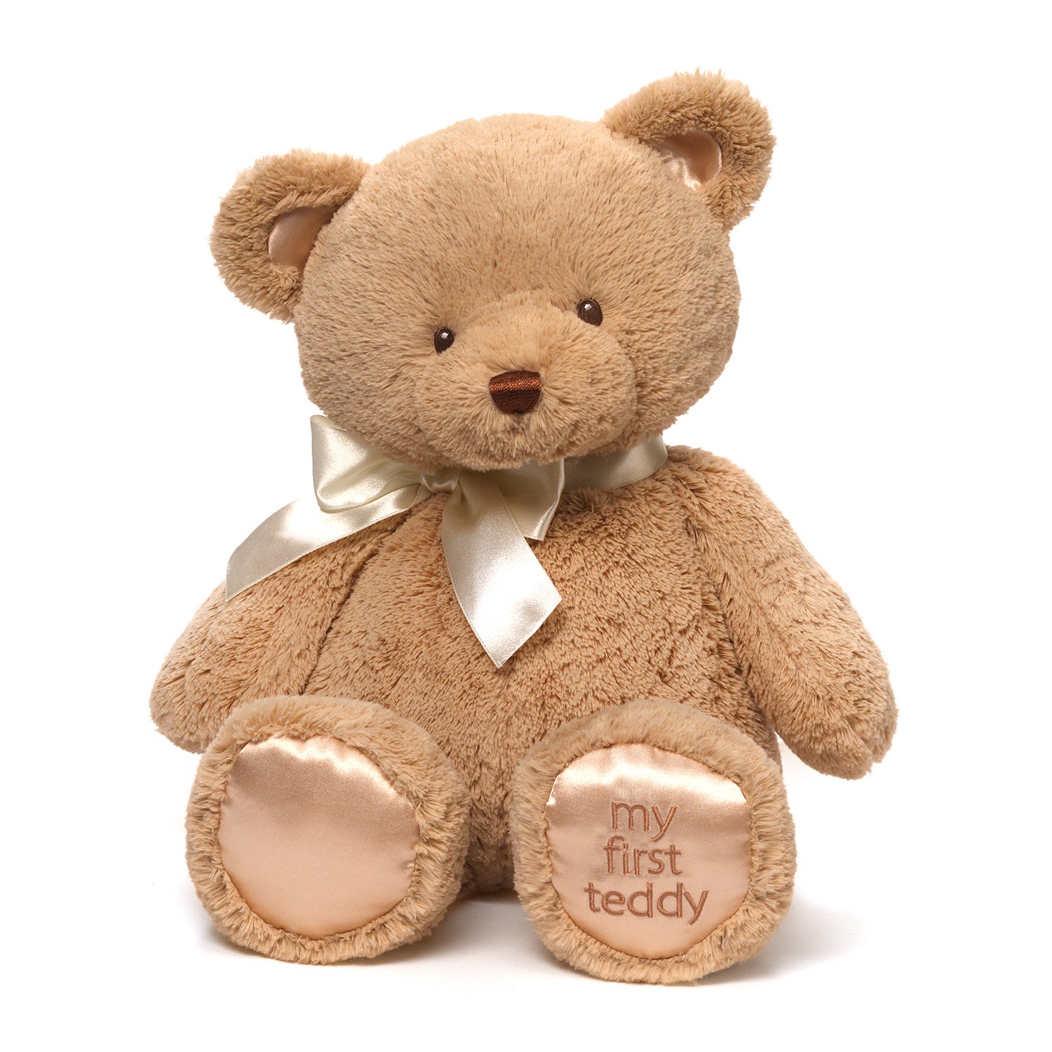 [แจกคูปอง 10%] Gund My First Teddy ตุ๊กตา ตุ๊กตาผ้ารูปหมี สีน้ำตาลครีม ...