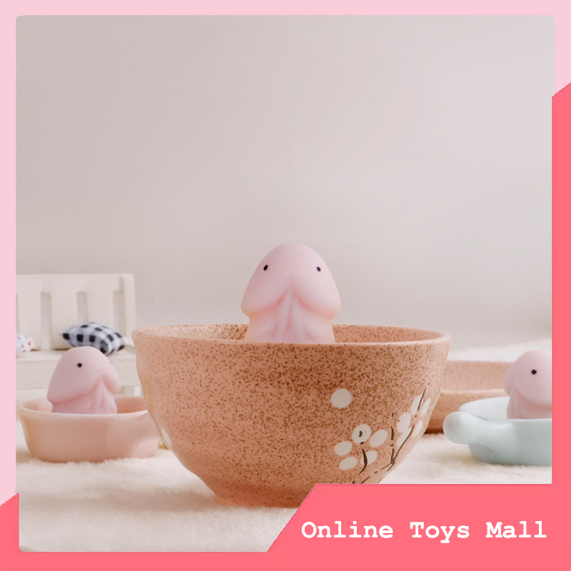 Novelty Soft Dingding Squeeze Toy Practical Jokes Gift Rubber Relax ...