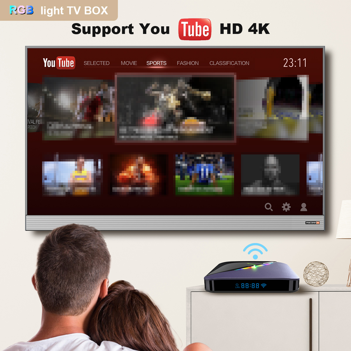 ใหม่ Android 11 8KHD TV BOX 2022 รองรับ RAM 32G ROM 512GB Wifi ดูบน Disney hotstar YouTube ...