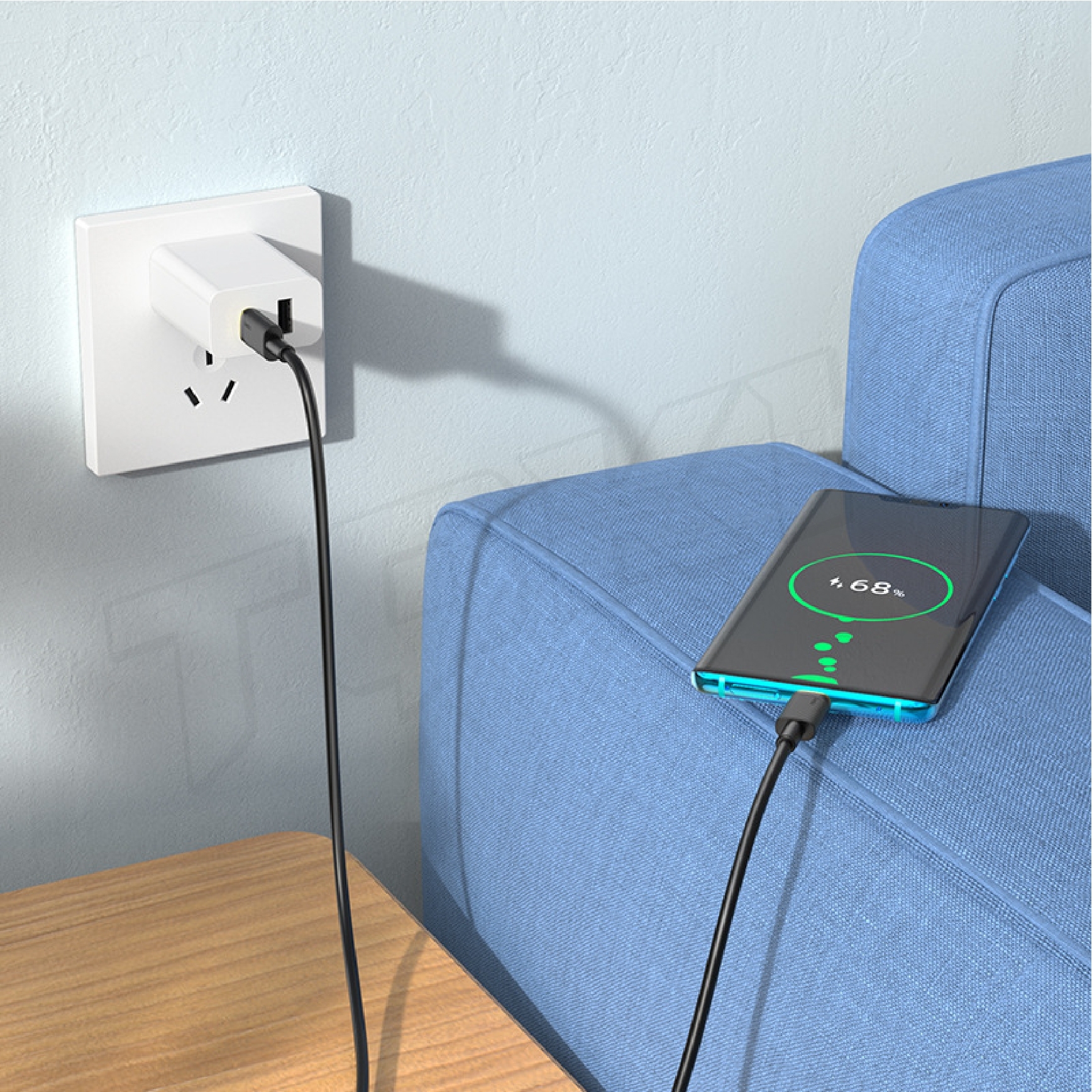 ใหม่ Hoco รุ่น U109 สายชาร์จ PD ชาร์จเร็ว สำหรับ For-iOS 2.4A Type-C 3A ...