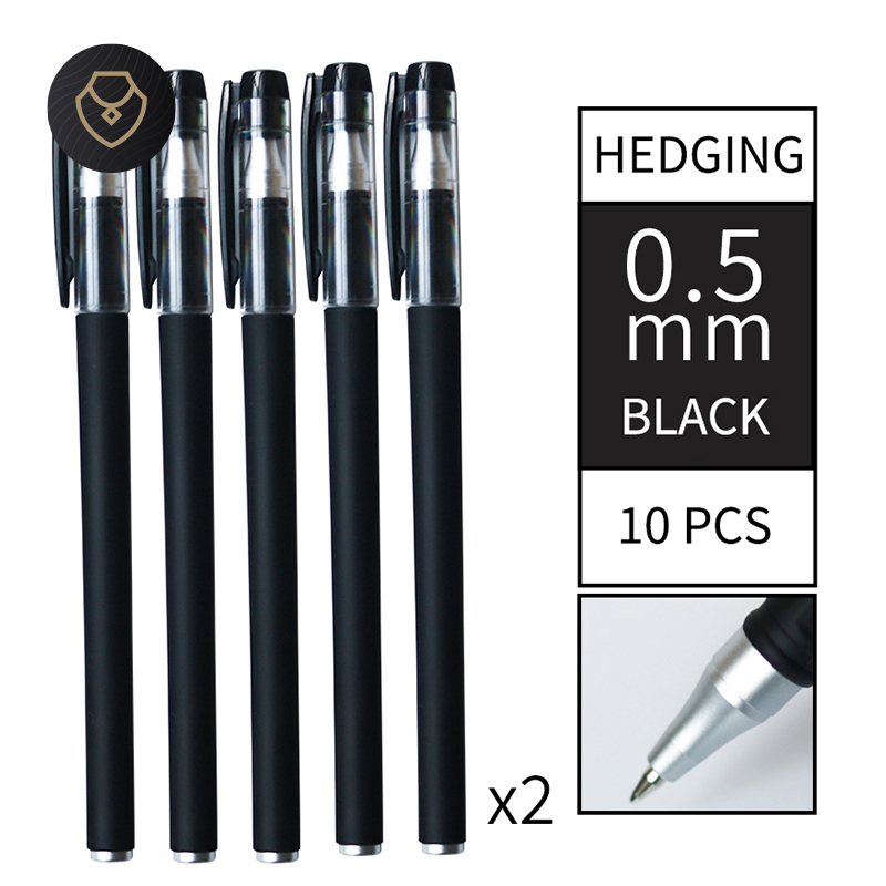 MSB875 Frosted shell office gel pen, bullet head black carbon 0.38mm ...