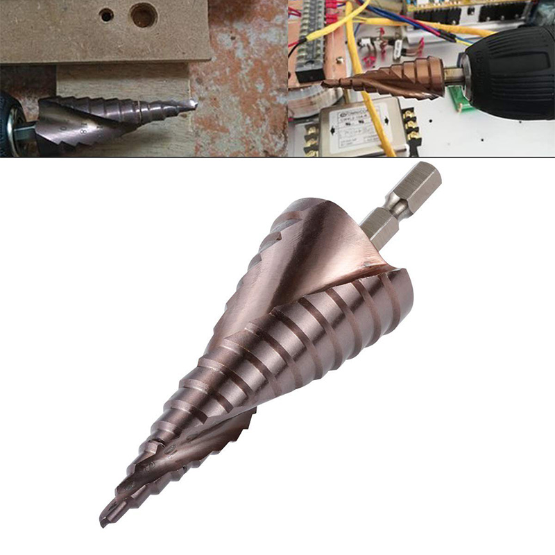 M35 HSS Co Step Drill Bit Cobalt Cone Drill Bits 4-32Mm Wood Stainless Steel Metal Hole Saw Tool ...
