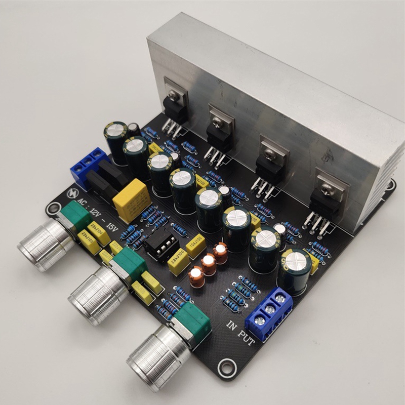 LM1875 Power Amplifier Board 2.1 Channel Power Amplifier Board Btl Super Bass Structure ...