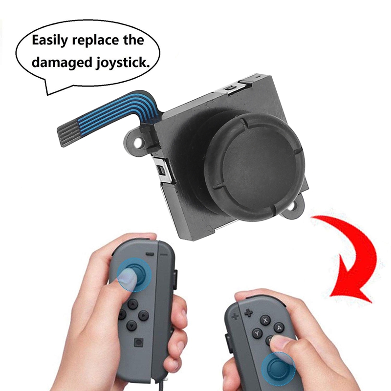 2 Pcs 3D Analog Thumb Joystick Sticks Sensor Joystick Replacement ...