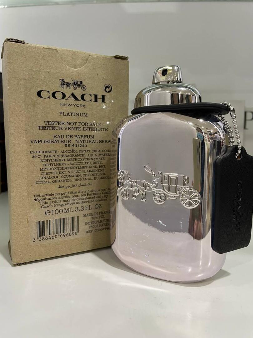 น้ำหอมผู้ชาย coach new york platinum for men edp 100ml. (Tester Box ...