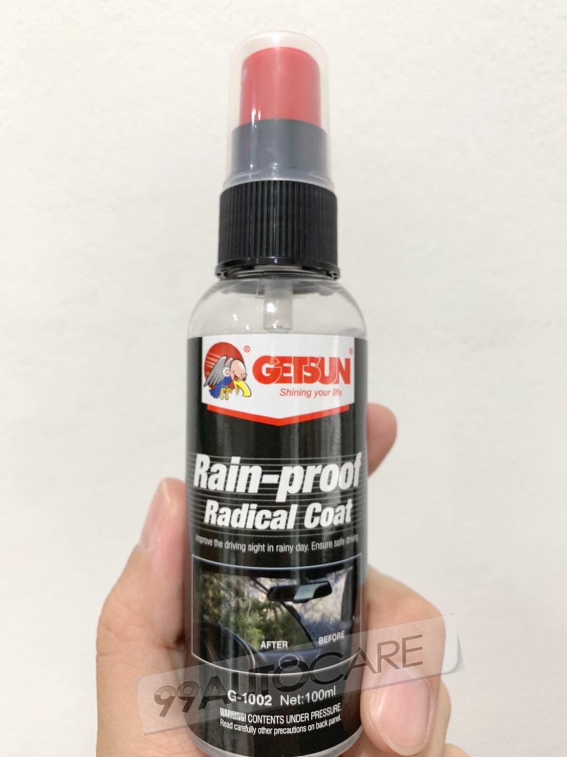 น้ำยาเคลือบกระจก เคลือบกันฝน GETSUN Rain-Proof Radical Coat สเปรย์ ...
