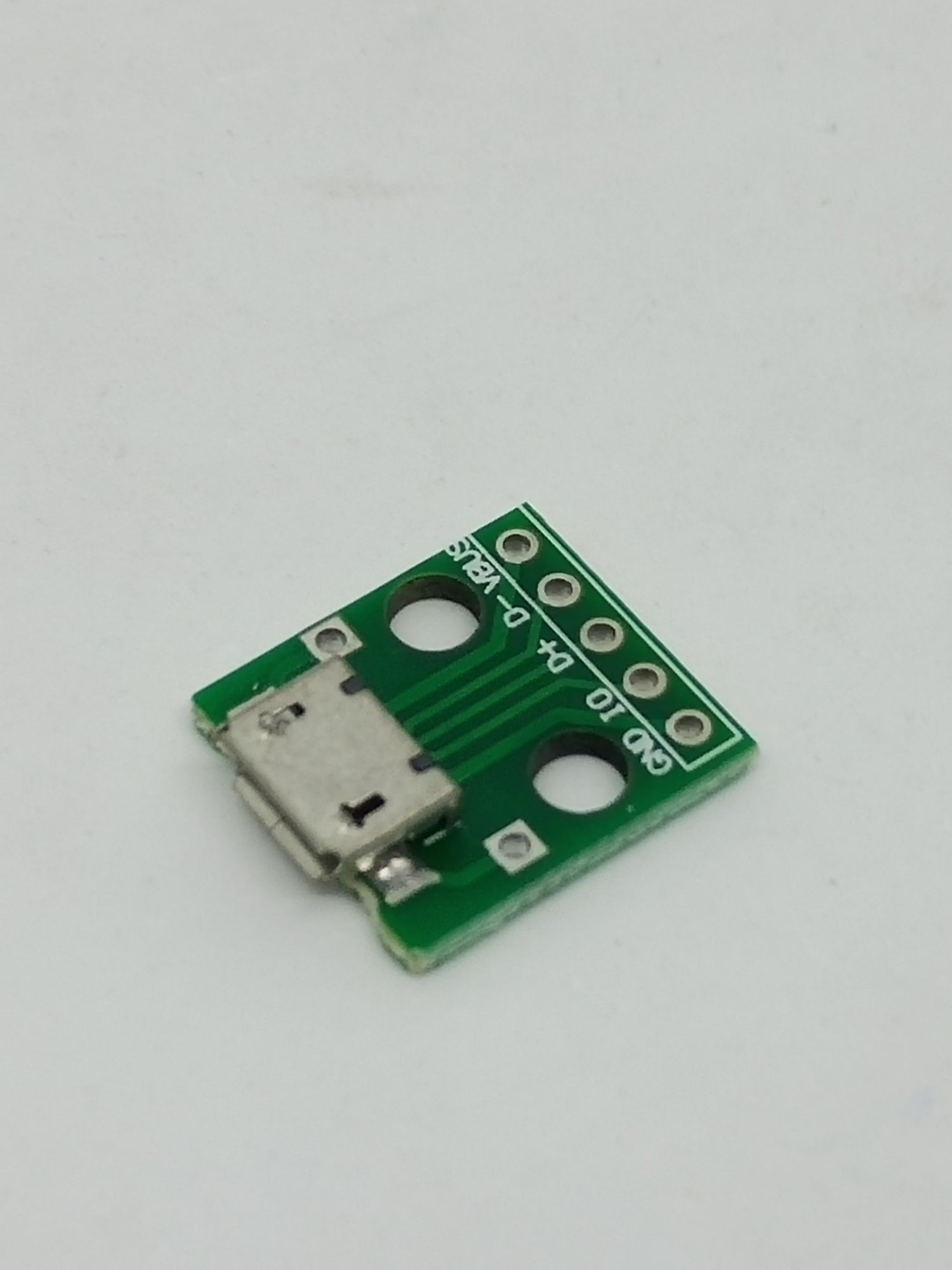 Micro B Usb Breakout Board บอร์ดสำหรับแยกสาย Micro Usb เป็นขั้วต่างๆ สำหรับทดลอง Th