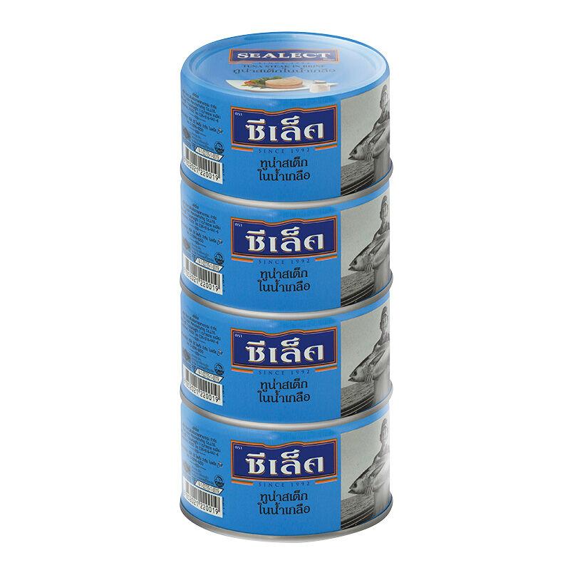 ซีเล็ค ฟิตต์ ทูน่าแซนวิชในน้ำแร่ 165กรัม Sealect Fitt Tuna Sandwich in ...