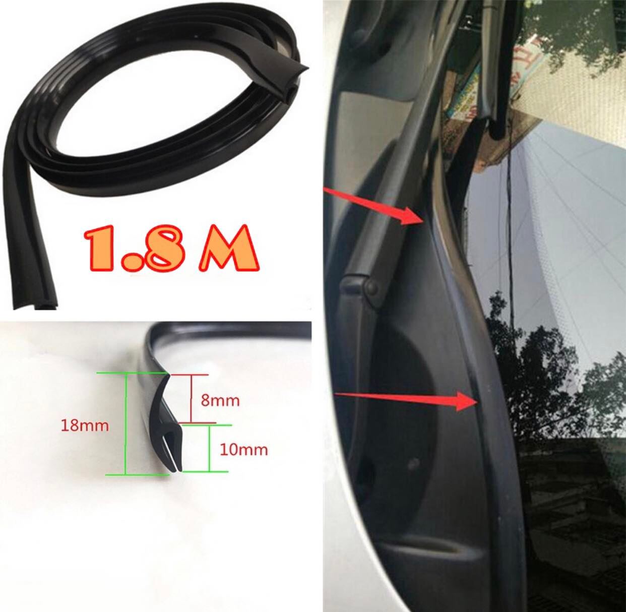 SKU-A355 (เลือกจำนวนก่อนกดสั่ง)คลิปยึดรางรองฝากระโปรง ยางแผงจิ้งหรีด ...