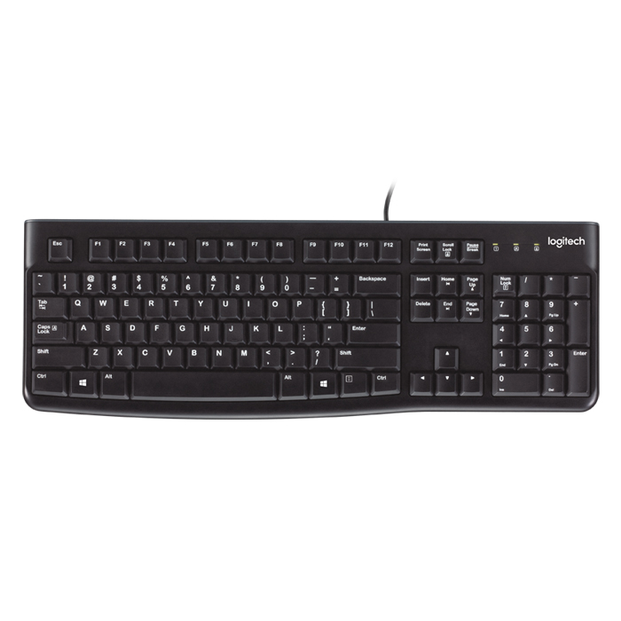 Logitech Keyboard USB รุ่น K120 - Black - EKC COM - ThaiPick