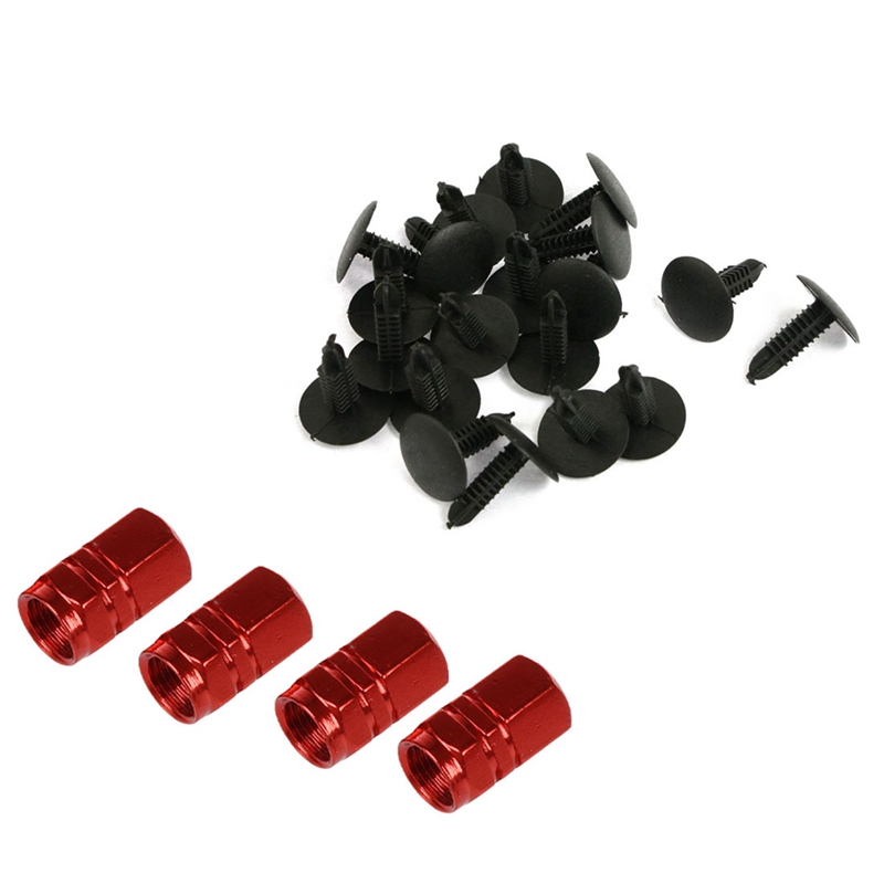 4 Pcs Hexagon Alloy 7mm Thread Car Tyre Tire Valve Stem Caps Covers ...