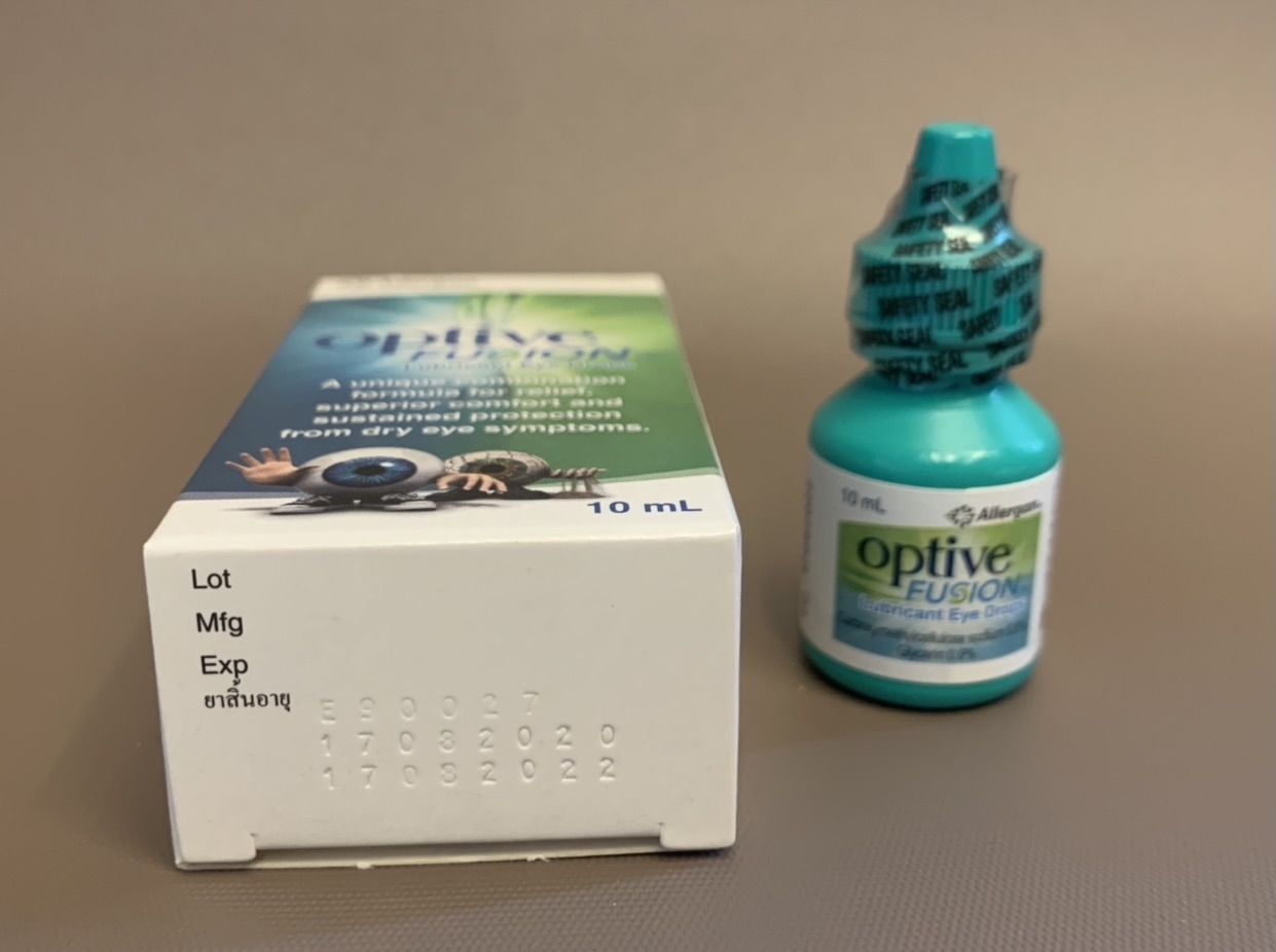 น้ำตาเทียม Optive Fusion แบบขวด ขนาด 10 ml - Boonpuh - ThaiPick