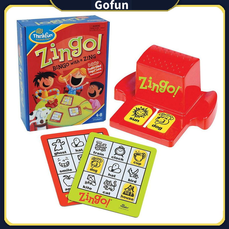 ThinkFun Zingo Bingo Award Winning Preschool Game for Pre-Readers and ...