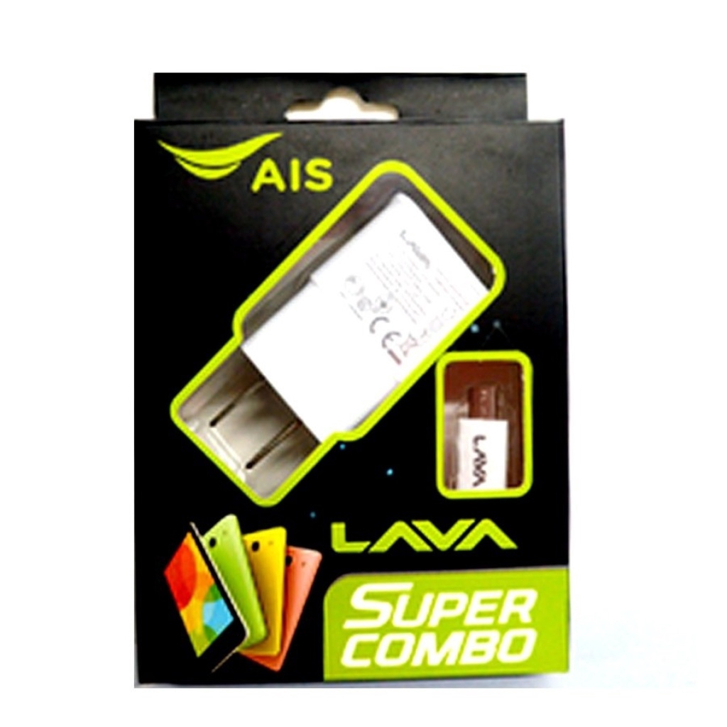 Lava Ais Lava หัวชาร์จสาย USB to MicroUSB Data Cable Original(สีขาว)ava ...