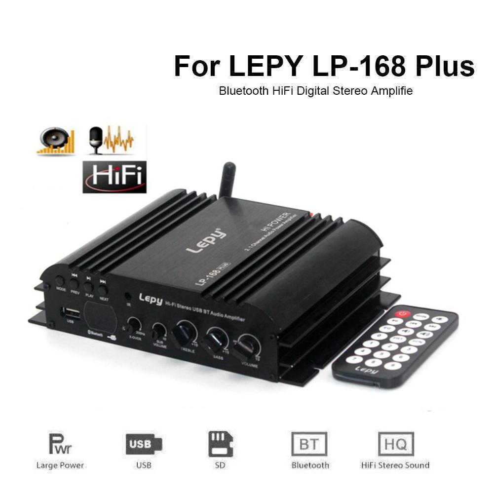Lepy LP-168 Plus Bluetooth IR/2.1CH 45W-2 68W BASS HiFi Digital Stereo ...