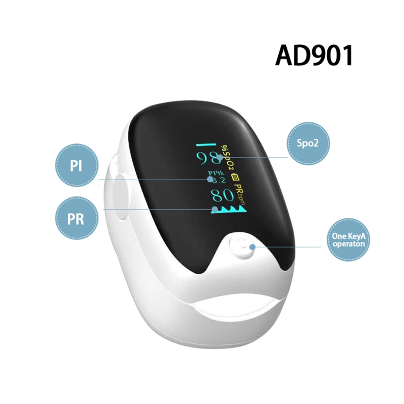 เครื่องวัดออกซิเจน ชีพจร ที่ปลายนิ้ว Pulse Oximeter Fingertip รุ่น AD901 Gohealthy - GoHealthy ...