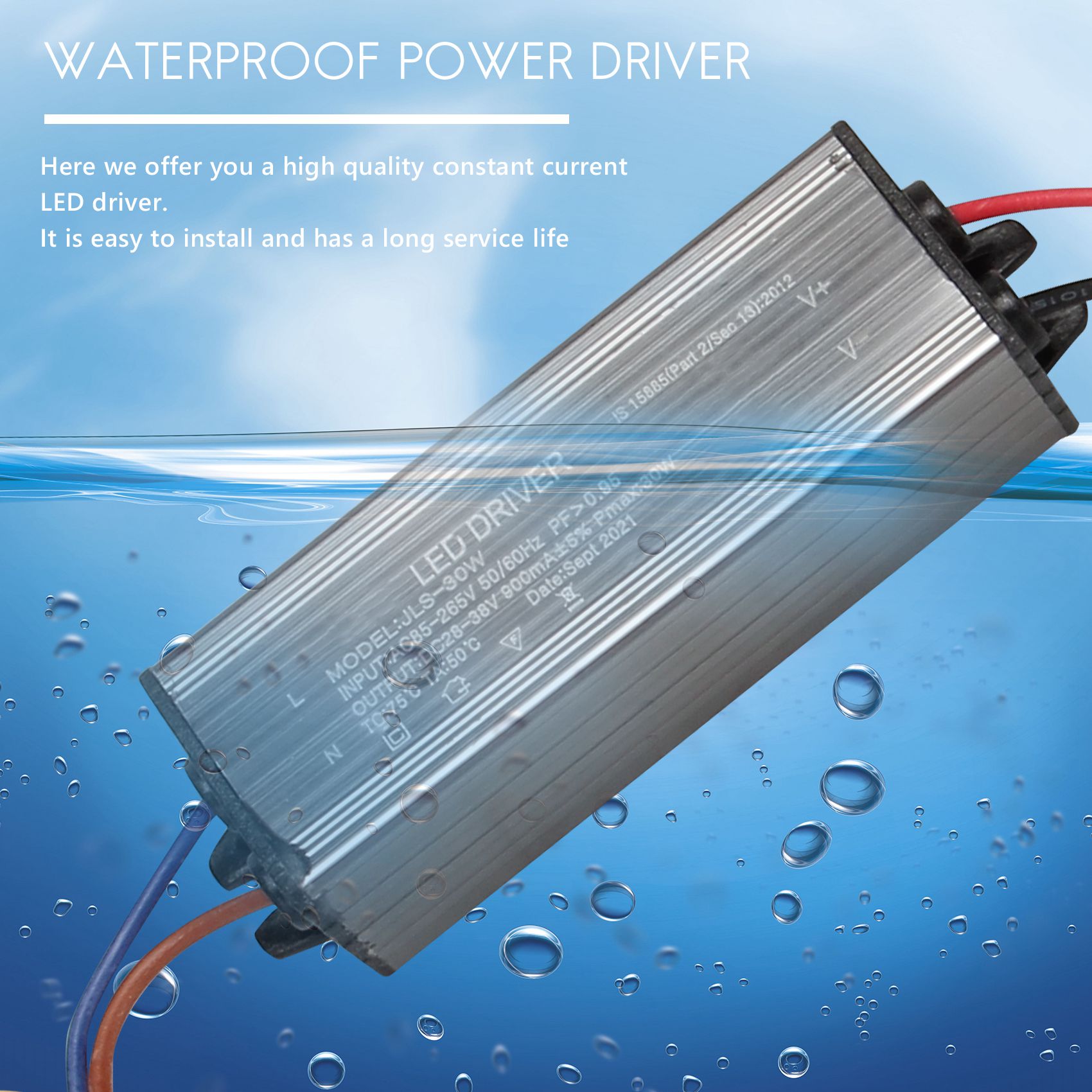 30W LED Driver Constant Current Driver Power Supply Transformer Waterproof - CADIA 4 - ThaiPick
