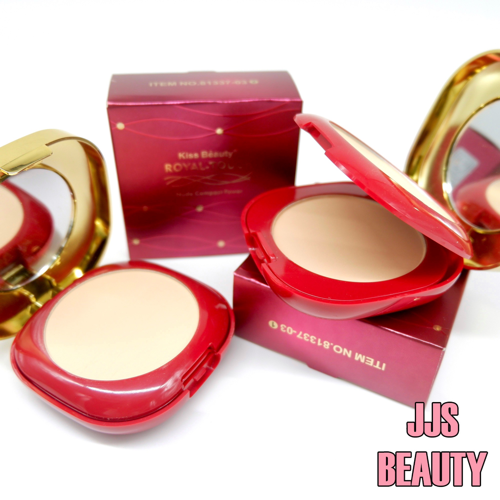 KISS BEAUTY Compact Powder แป้งพัฟ 2ชั้น แป้งพัฟกันน้ำ ควบคุมความมัน ...