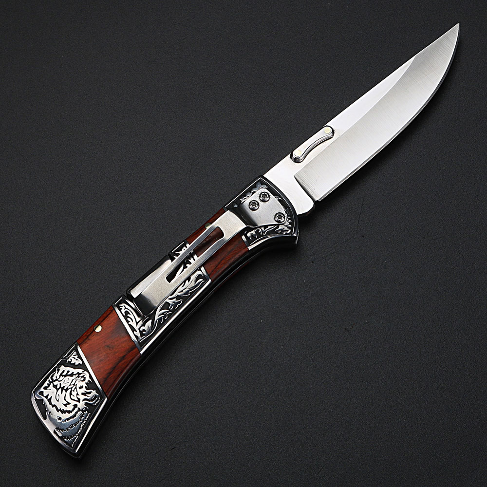 COLUMBIA FOLDING KNIFE B3159 มีดพับ 21.5CM 58HRC มีดเดินป่า มีดป้องกัน ...