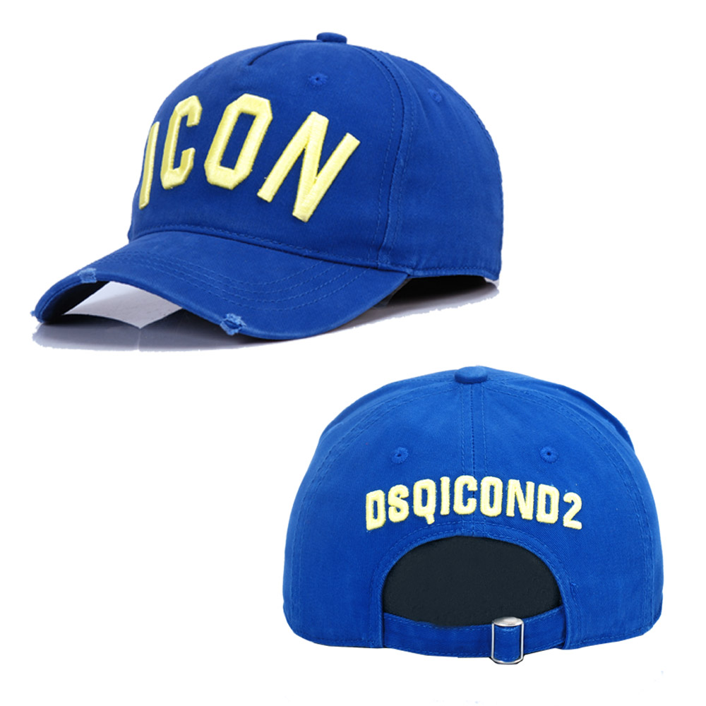 DSQICOND2 ICON DSQ2 letters Casquette Hats Embroidery Dad Hip Hop ...