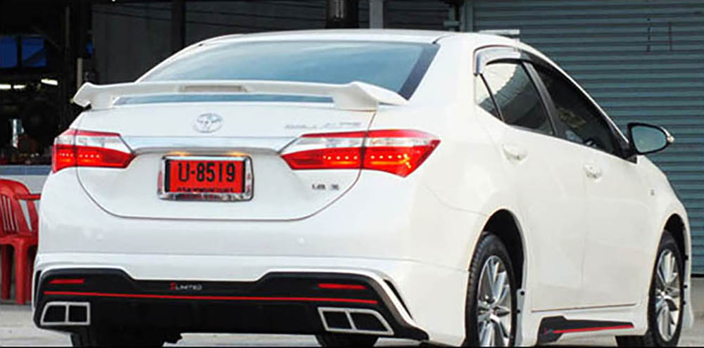 (ส่งฟรี) สปอยเลอร์ Spoiler Altis 2014 2015 2016 2017 2018 (มีไฟเบรค ...