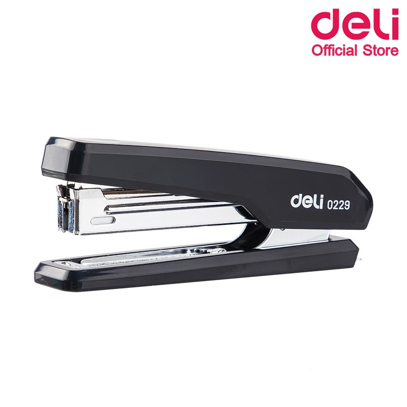 Deli 0229 Stapler เครื่องเย็บกระดาษ เบอร์10 เย็บได้ 15 แผ่น (คละสี 1 ...