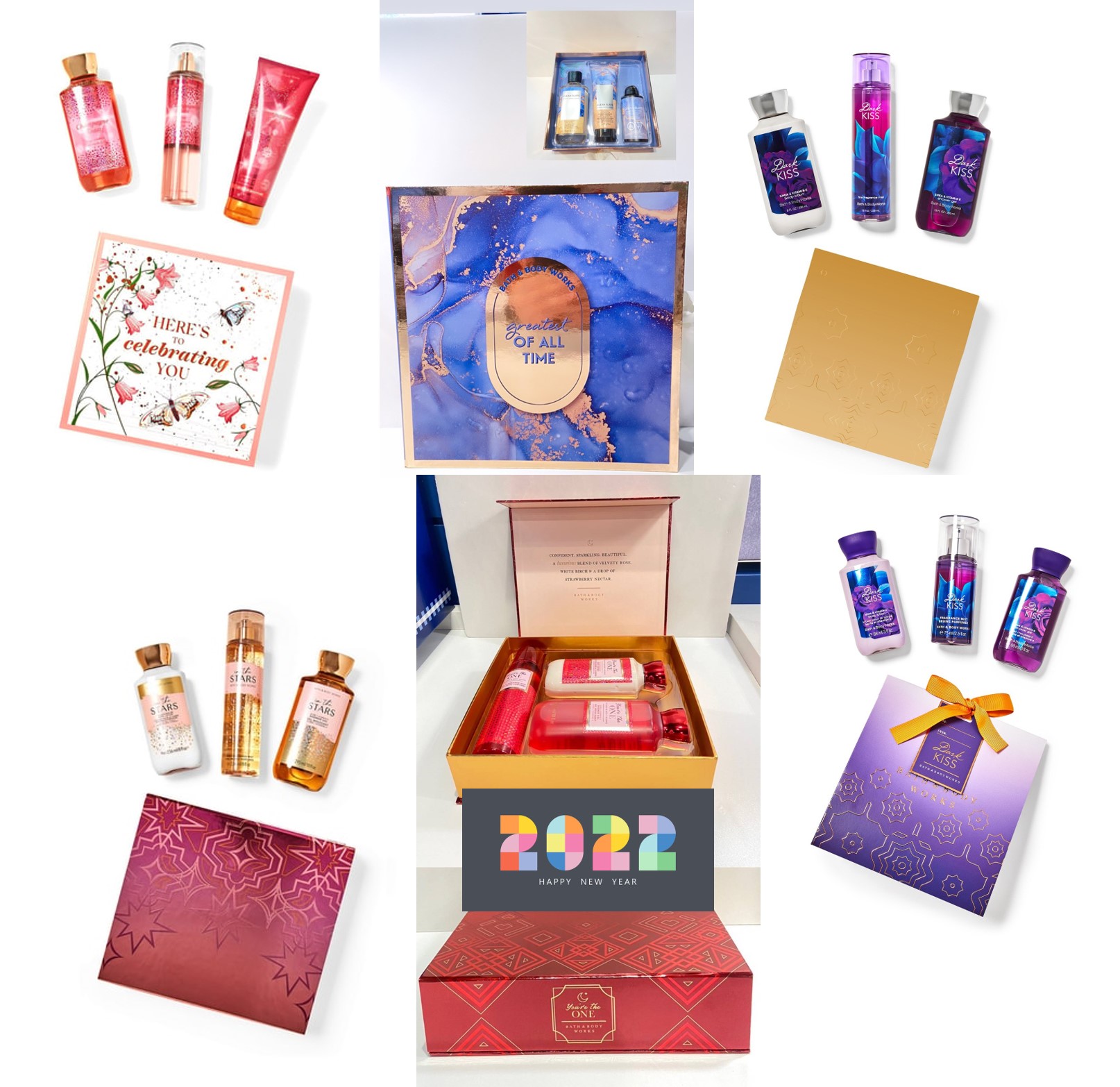 BBW gift set 3-4 ชิ้น full size travel size shower gel mist lotion ...