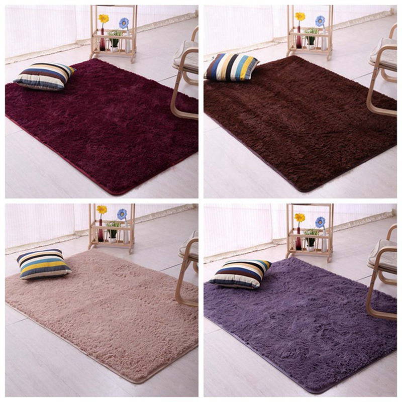 Huanglantrading Non Slip Shaggy Area Rug Living Room Bedroom Car ...