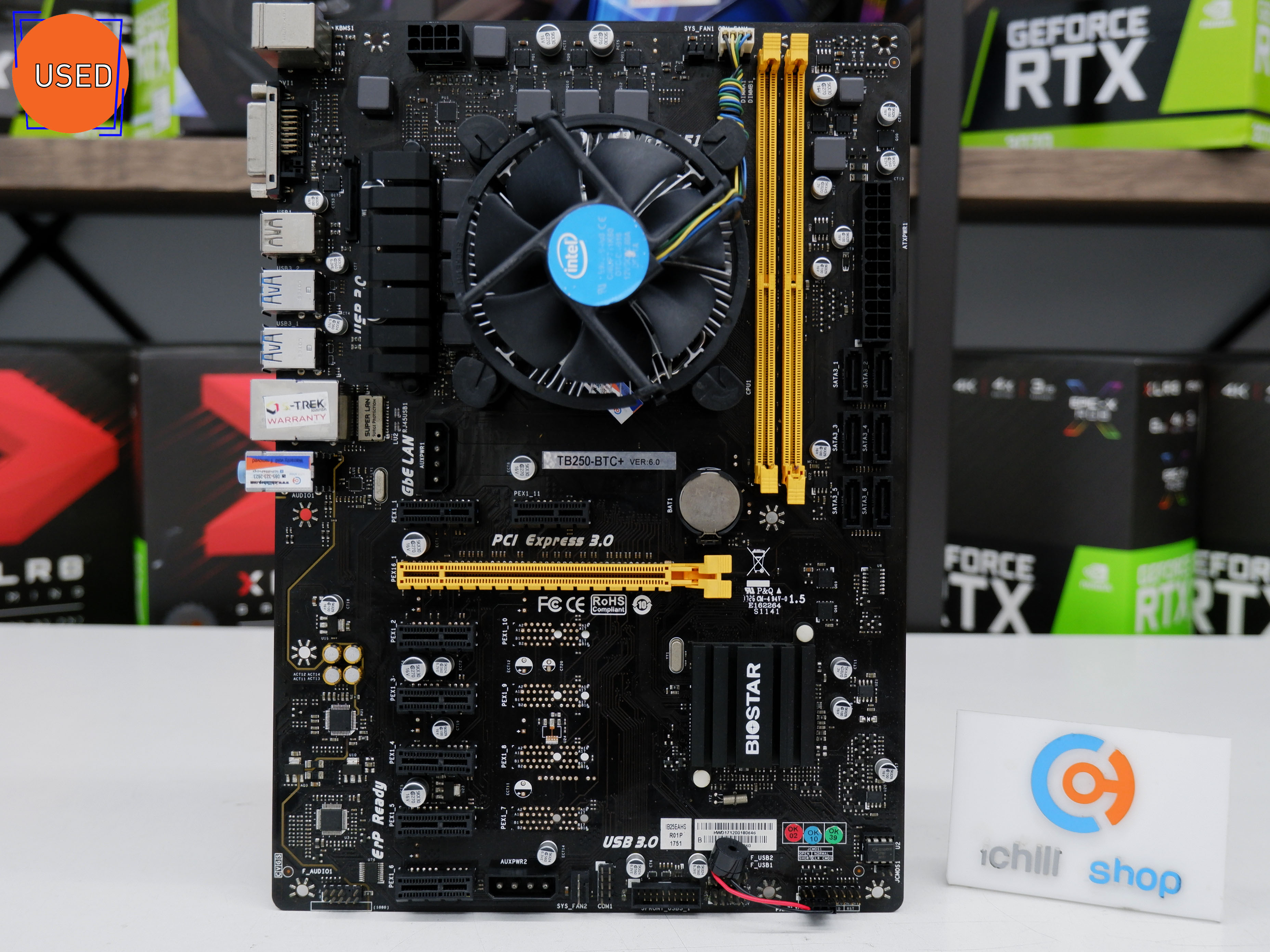 ชุด Asrock H110 Pro BTC 13GPU ETH BTC Miner CPU G4400 - KINGCOM - ThaiPick