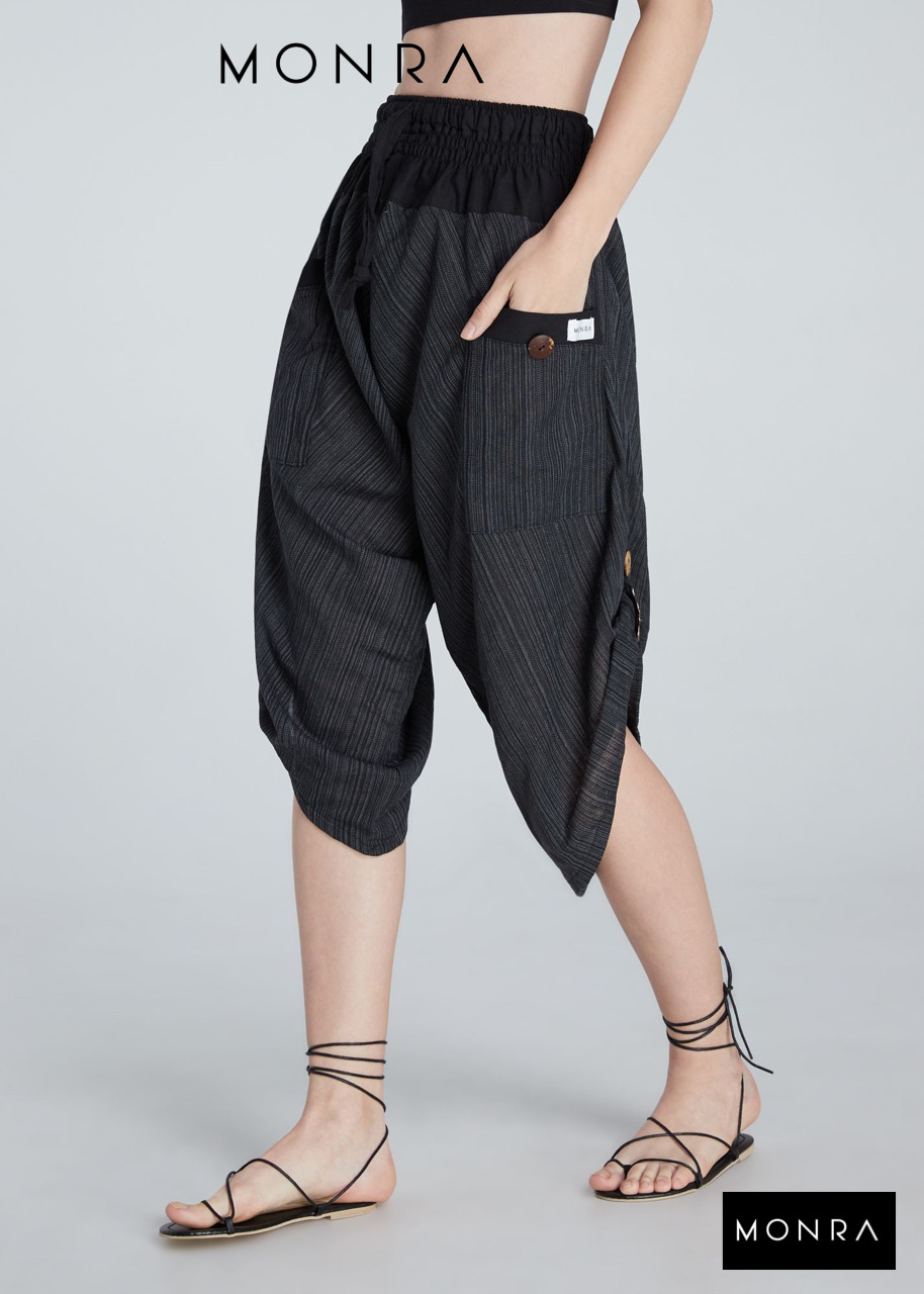 MONRA Naka Series กางเกงซามูไร Samurai Pants (KBTC01) กางเกงลายไทย ...