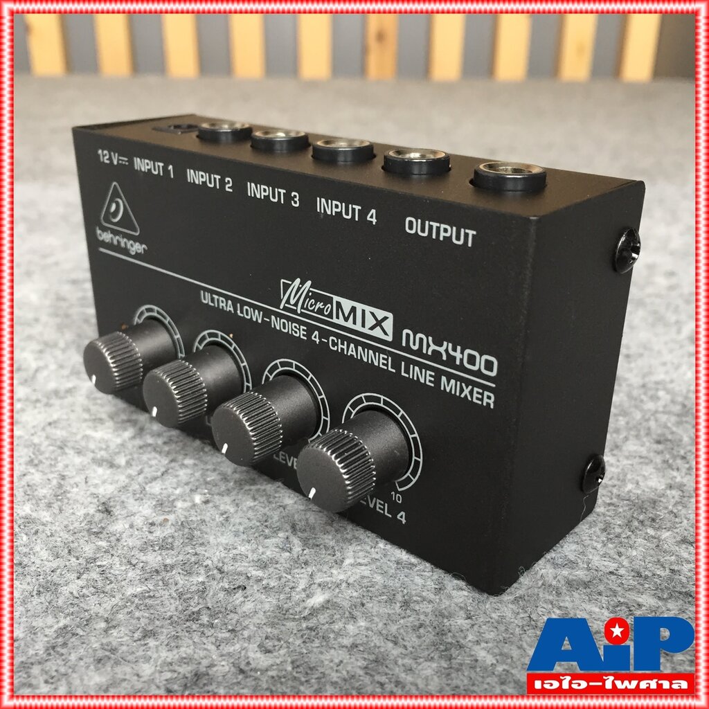 BEHRINGER MX-400 Micro Mixer มิกเซอร์ขนาดเล็กแบบ 4 ชาแนล MX 400 MX 400 ...