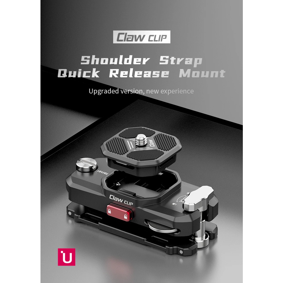 Ulanzi Claw Clip Shoulder Strap Quick Release Mount ควิกเพลท อลูมิเนียม ...