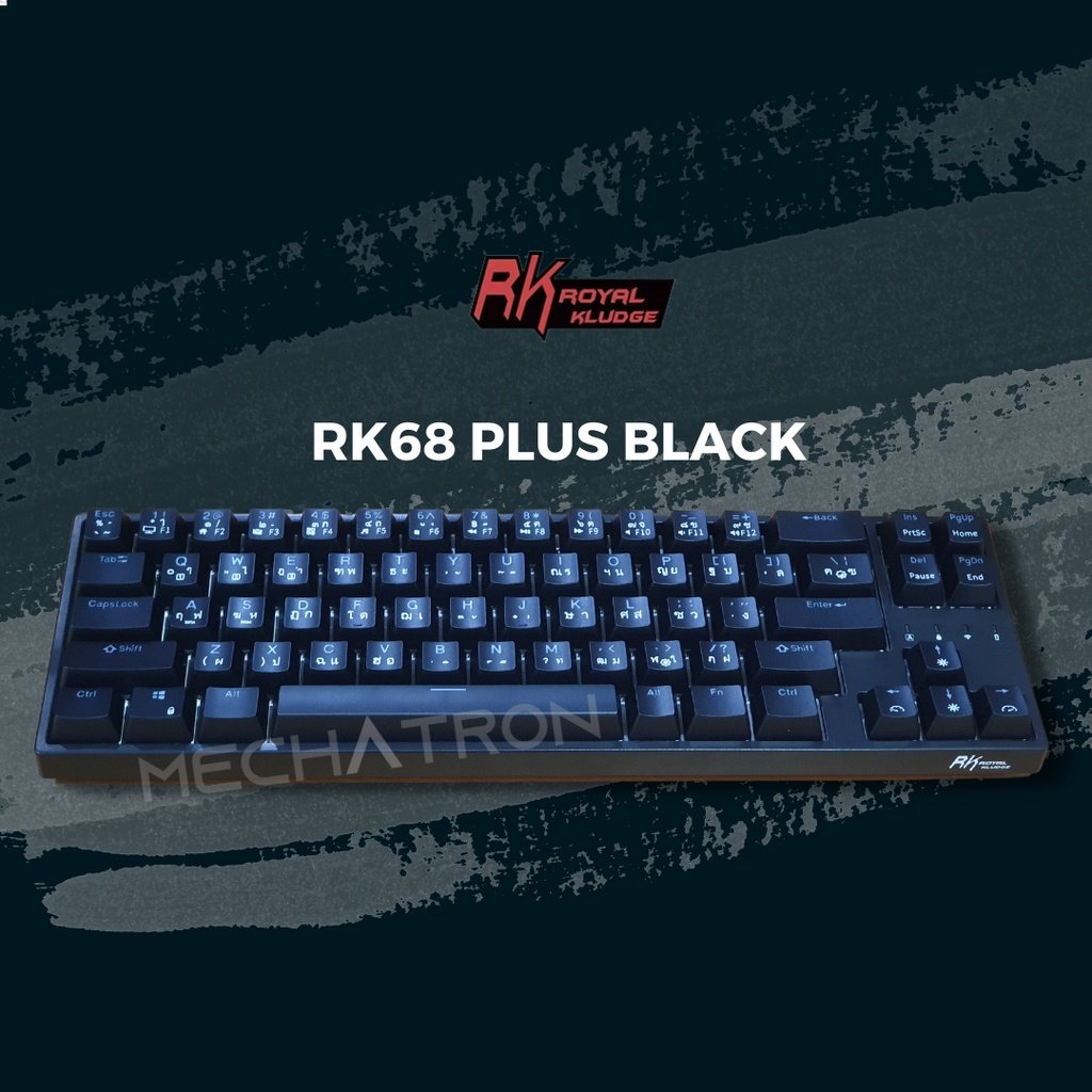 (ส่งฟรี) ลด 50% (พร้อมส่ง)[Key THAI] Royal Kludge RK68 PLUS แมคคานิคอล ...