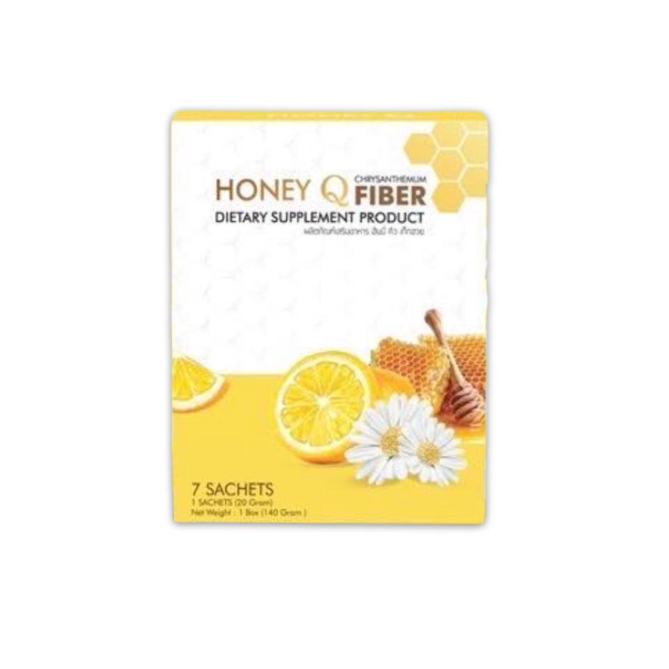 HONEY Q Slim ฮันนี่ คิว สลิม (10 แคปซูล/กล่อง) , HONEY Q Fiber ฮันนี่ คิว ไฟเบอร์ (10 ซอง/กล่อง ...