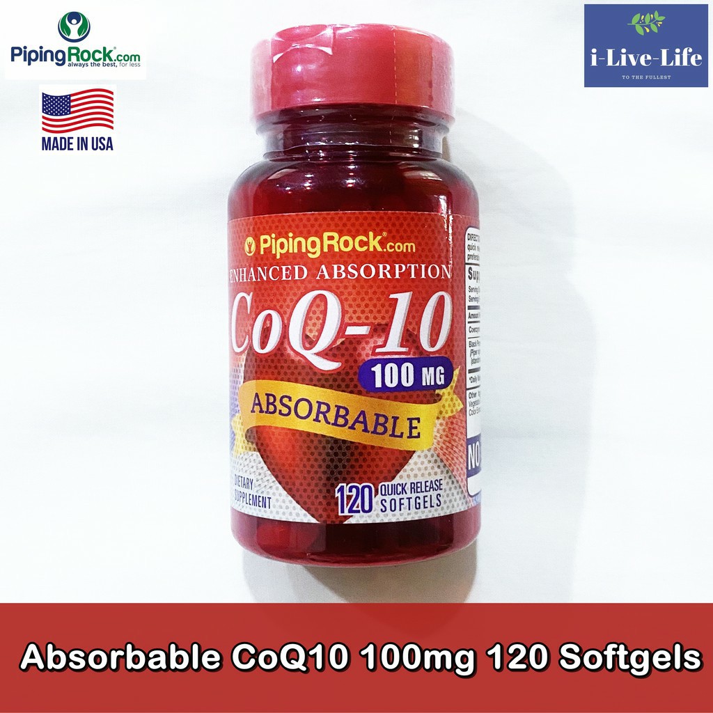 โคคิวเทน Enhanced Absorbable CoQ10 100 mg 120 or 240 Softgels ...