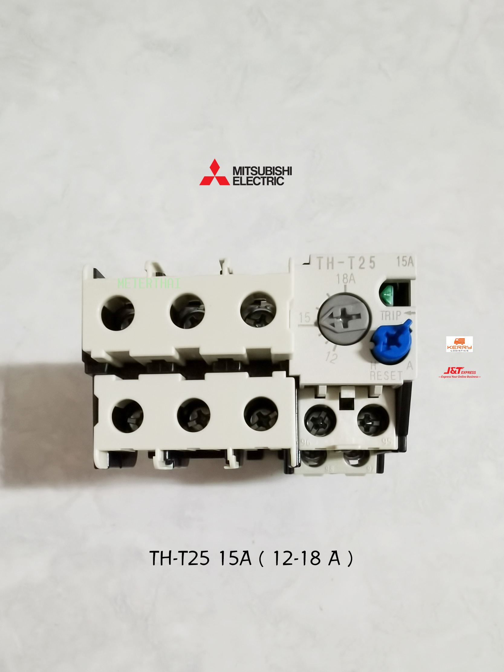MITSUBISHI Overload Relay TH-T25 15A ( 12-18A ) ใช้กับ S-T21, S-T25 ...