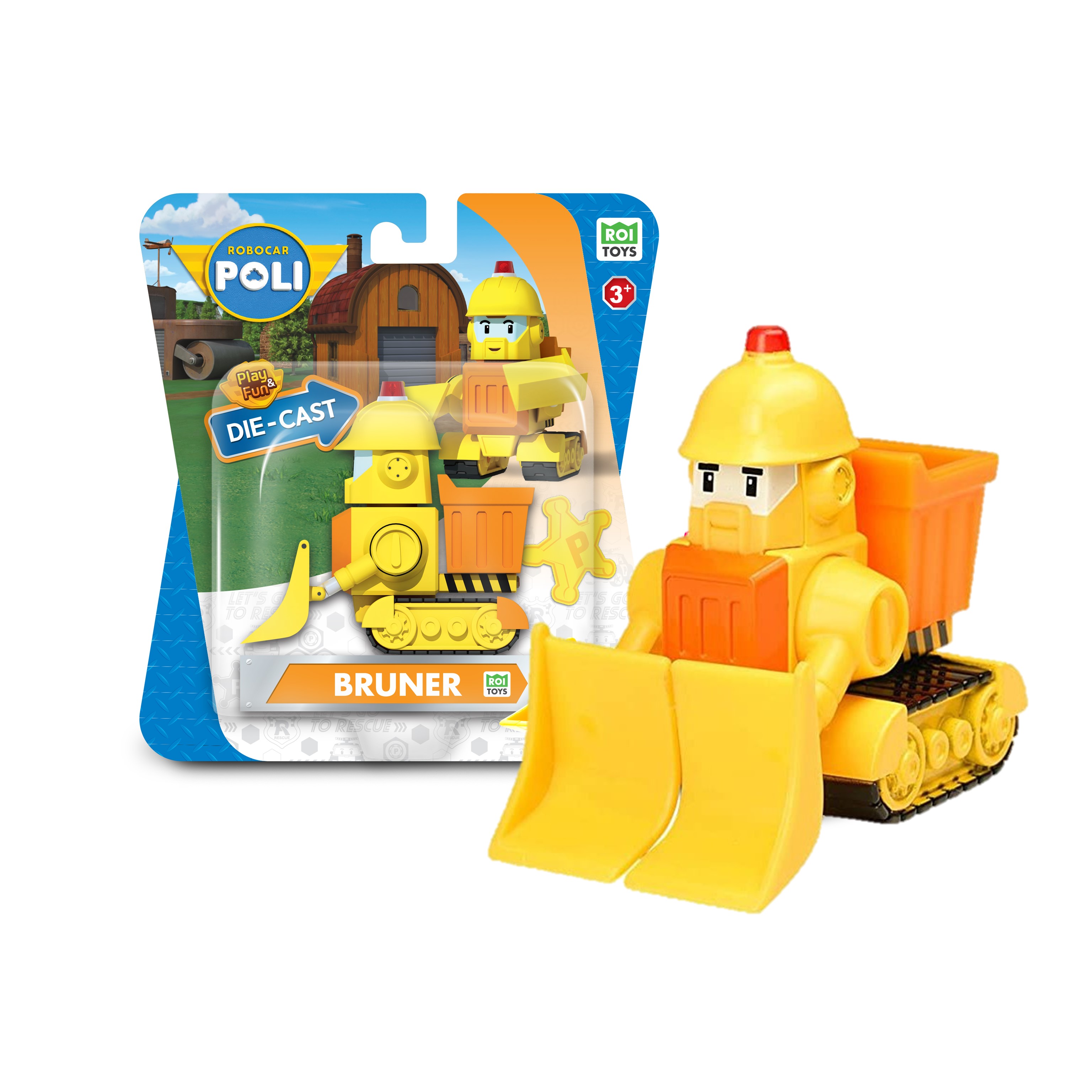 Robocar Poli Bruner Die-Cast ของเล่นรถโมเดลโรโบคาร์ บรูเนอร์ รหัส ...