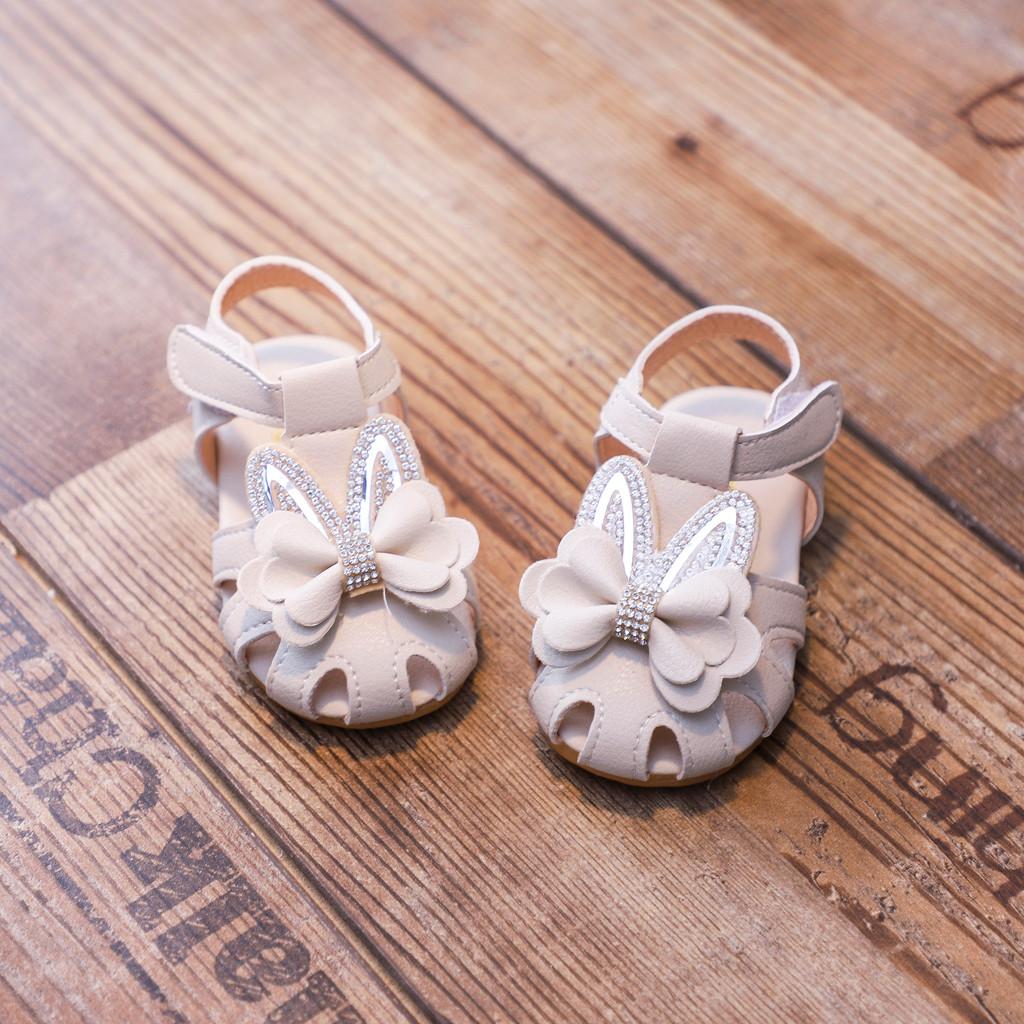 I Need Love Toddler Infant Baby Girls Sweet Elegant Bowknot Crystal Princess Shoes Sandals - I ...