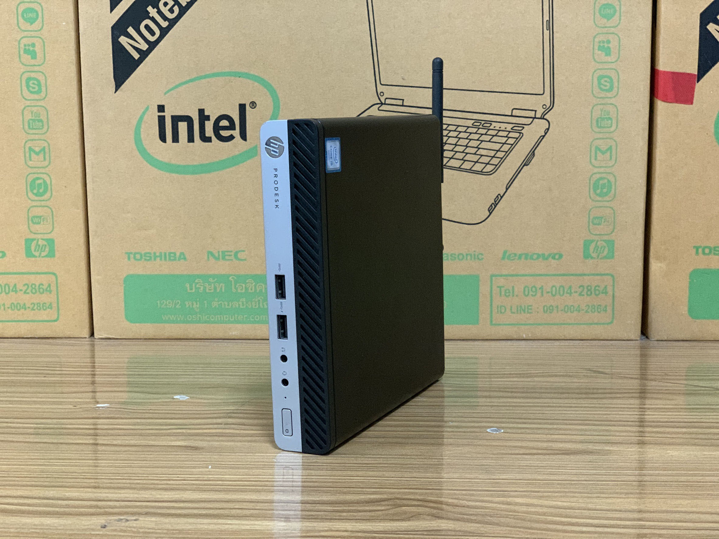 HP prodesk mini 400 G3 Corei5gen6500 Ram 4gb HDD 500 gb รองรับ m.2 nvme ...