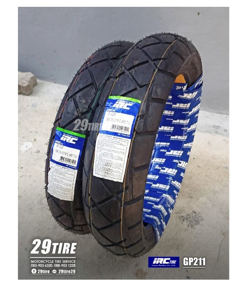 พร้อมส่ง IRC รุ่น GP 211 กึ่งวิบากขอบ 17 11070-17 14070-17 ใส่ XSR155 R3 CBR M SLAZ ไม่ต้องแปลง ...