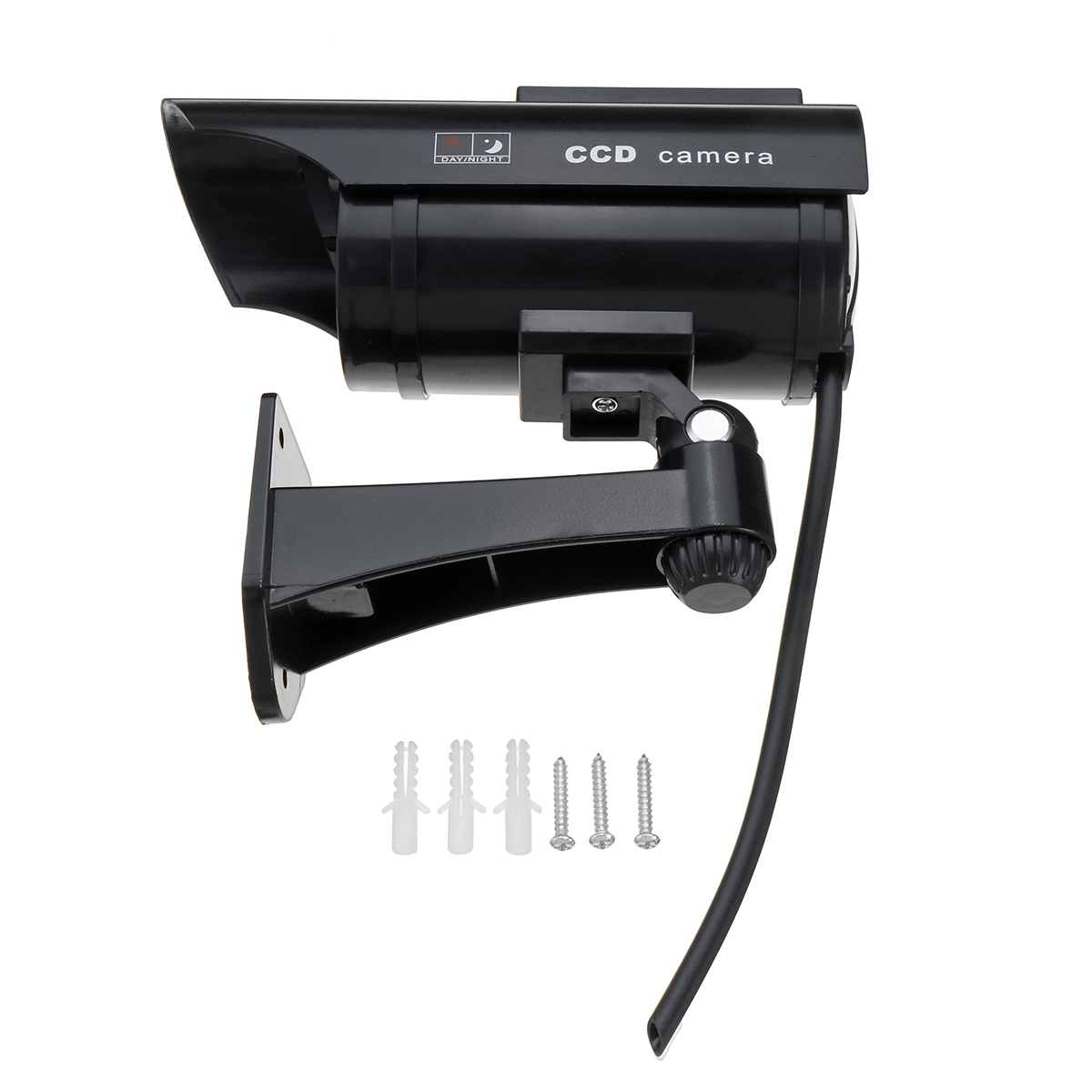 Solar Camera CCTV Realistic Dummy Fake Imitation 360° Rotation ...