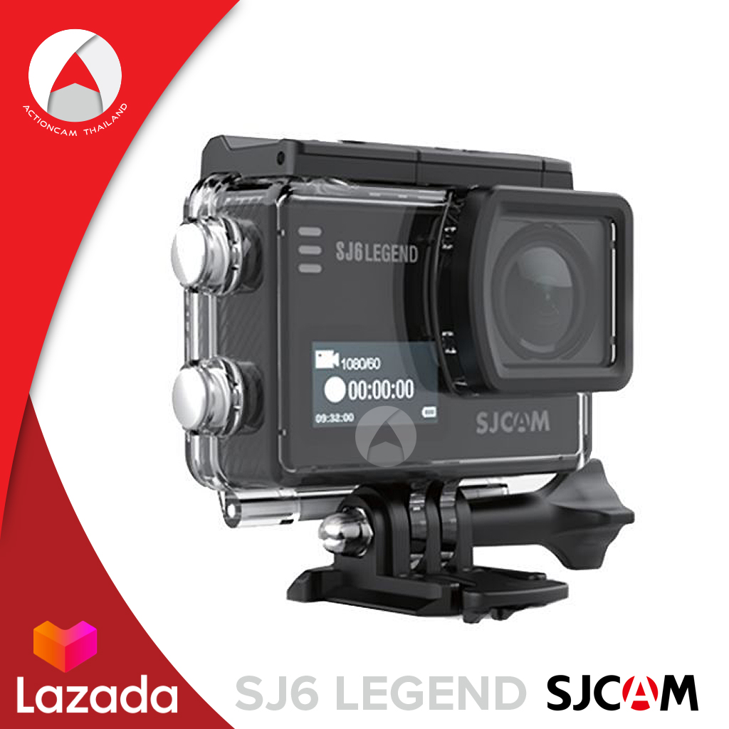 SJCAM SJ6 LEGEND 4K 16MP (Black) รับประกัน 1ปี - Actioncam Thailand ...