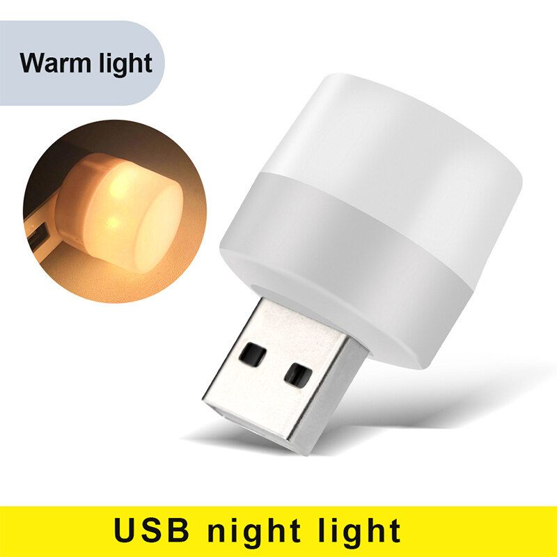 Mini Portable USB LED Lamp 5V 1W Super Bright Book Light Reading Lamp ...