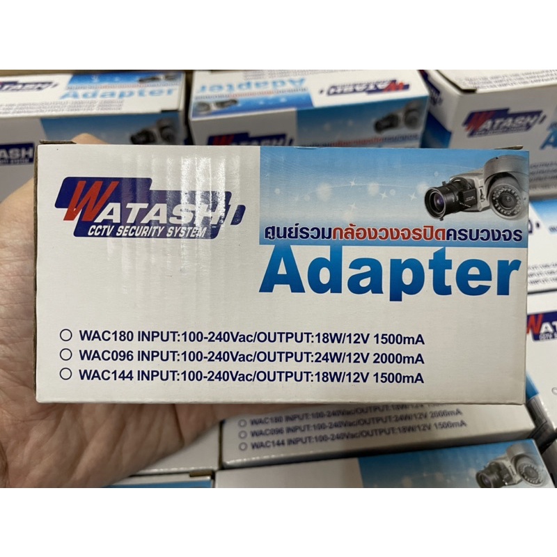 Woww สุดคุ้ม อแดปเตอร์ กล้องวงจรปิด Adaptor Watashi WAC144 12V 1.5A ...